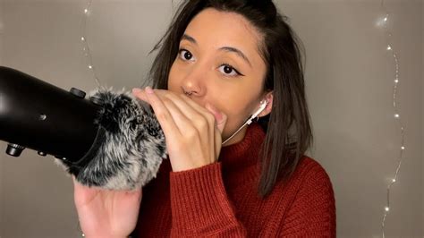 Asmr Mouth Sounds And Fuzzy Mic Sounds Youtube