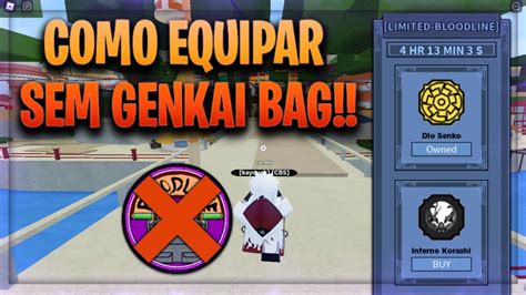 Como Equipar As Bloodlines De Rell Coins Sem Genkai Bag No Shindo