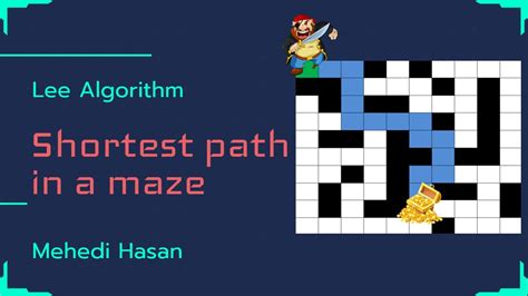 finding shortest path in a maze lee algorithm bangla algorithm c youtube