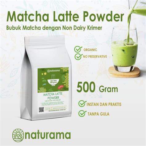 Jual Matcha Latte Powder Bubuk Matcha Dengan Non Dairy Ceamer 500gr