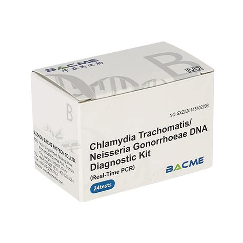 Bacme CT Ng PCR Real Time Kit China Chlamydia Trachomatis DNA Test