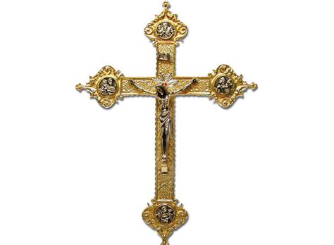 Cruz Parroquial De Fundici N Con Cristo Plateado Brabander Es