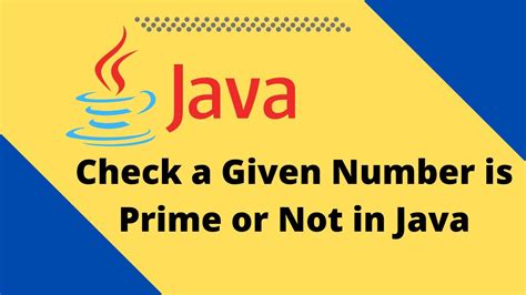 write a program to print prime numbers between 1 to 100 java tutorial youtube