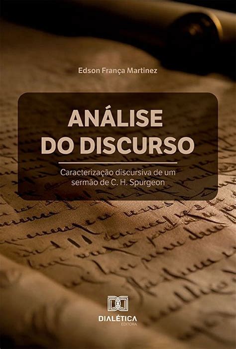 Análise do discurso ebook Edson França Martinez 9786525298696