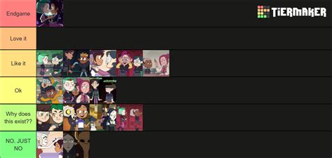 The Owl House Ship Tier List Community Rankings TierMaker