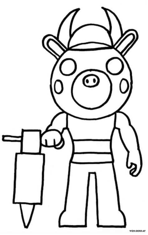 Im Genes De Piggy Roblox Personajes Para Colorear