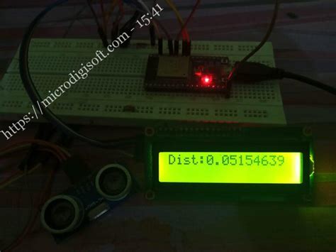 micropython hc sr04 ultrasonic sensor with esp32 esp8266