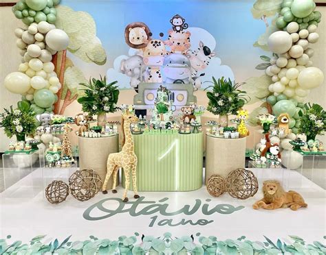Festa Safari Ideias de Decoração Dicas e Vídeos de Passo a Passo