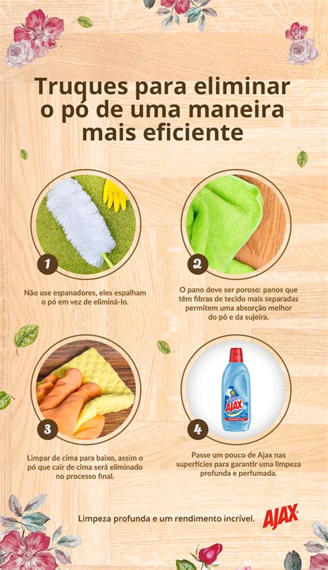 Truques para eliminar o pó de uma maneira mais eficiente Cuidado da Casa