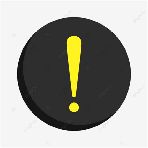 Warning Sign Attention To Danger In Black Circle Shape Warning Safety