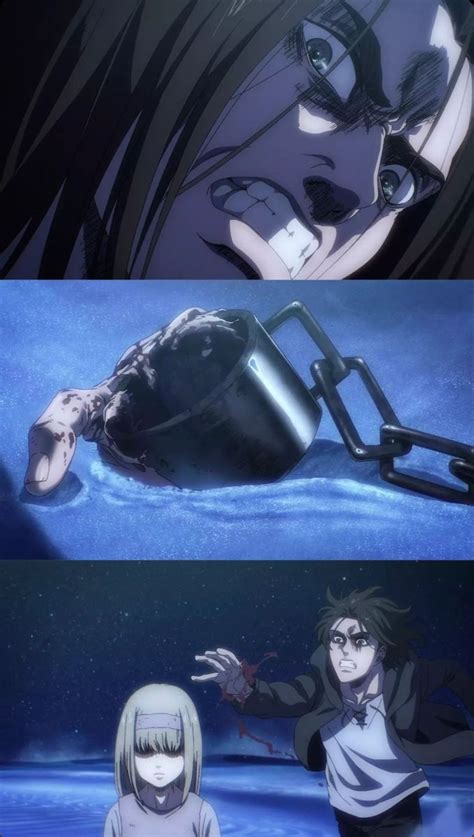 Two Different Anime Scenes With One Being An Alien