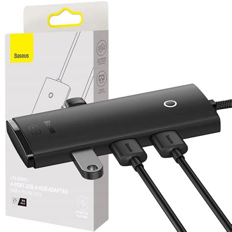 BASEUS PRZEJŚCIÓWKA ROZDZIELACZ ADAPTER 5W1 HUB USB 3 0 NA KABLU 1 METR