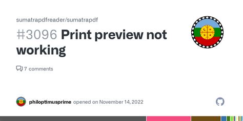 print preview not working · issue 3096 · sumatrapdfreader sumatrapdf · github