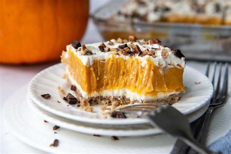 Ultra Creamy Pumpkin Lush Dessert Easy Gluten Free