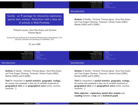pdf geoxp an r package for interactive exploratory spatial data dokumen tips