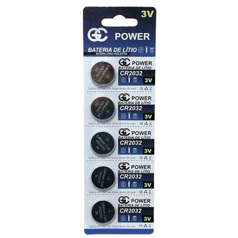 Bateria Cr V Cartela C Un Pilha Moeda Lithium Gc Mastertel