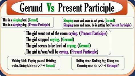 Understanding Gerunds And Participles