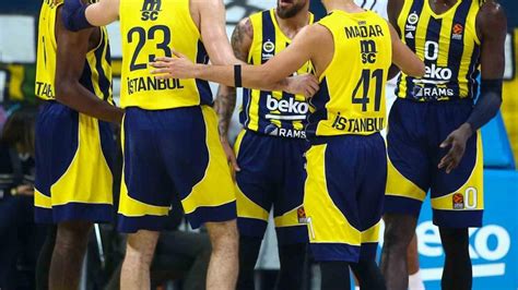 Fenerbah E Beko Thy Avrupa Ligi Nde Yar N Barcelona Ya Konuk Olacak