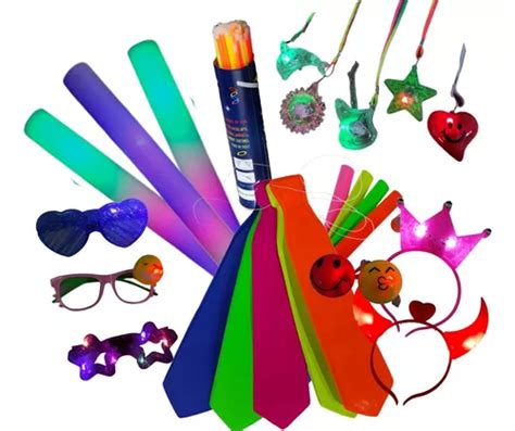 Cotillon Luminoso Combo Oferta Art Personas Pack Led