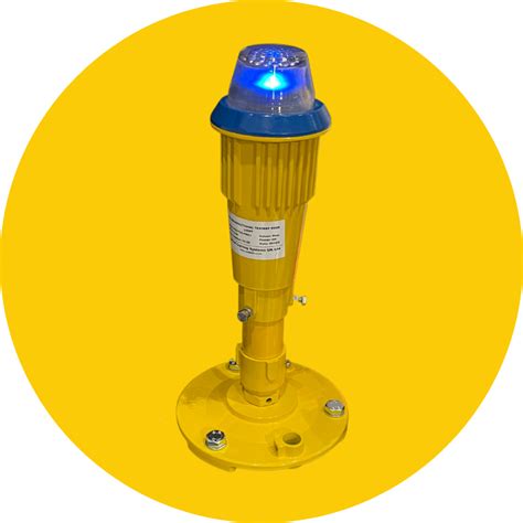 Dts Omnidirectional Elevated Taxiway Blue Edge Light Airfield