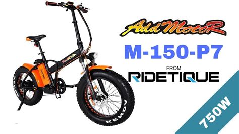 Addmotor Motan M 150 P7 750W Folding 20 Inch Fat Tire Electric Ebike