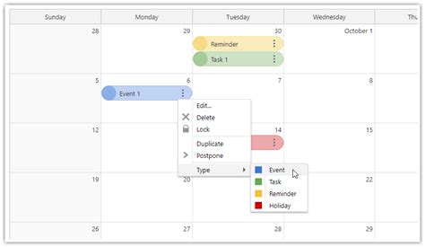 vue monthly calendar scheduler open source daypilot code