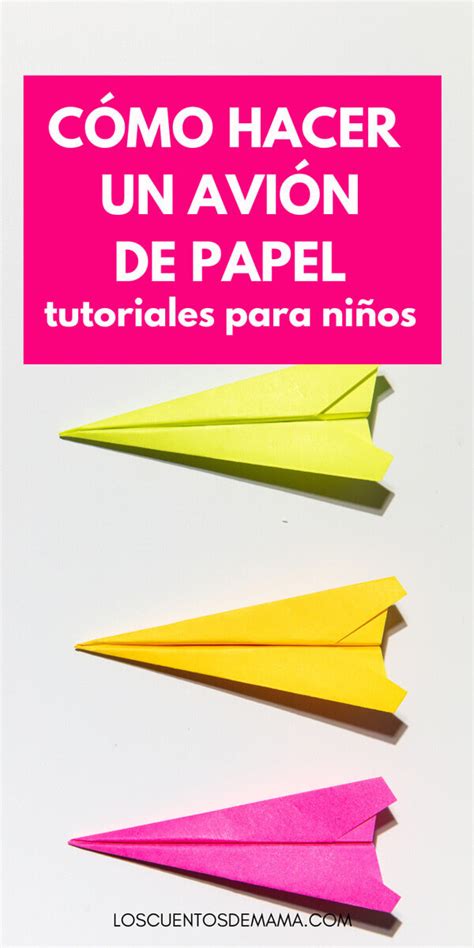 CÓMO HACER UN AVIÓN DE PAPEL FÁCIL PARA NIÑOS