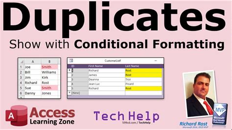 Highlight Duplicate Values With Conditional Formatting In Microsoft