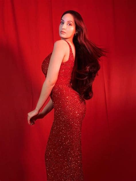 Photos That Prove Nora Fatehi Loves Red Times Of India