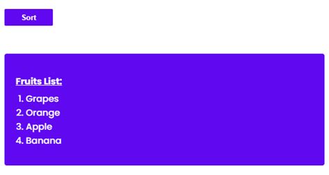 how to sort alphabetically html unordered elements using javascript rustcode
