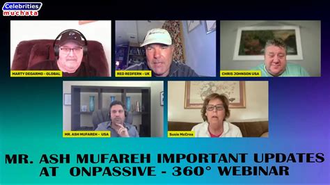 Mr Ash Mufareh Updates At ONPASSIVE 360 O Connect Webinar RED
