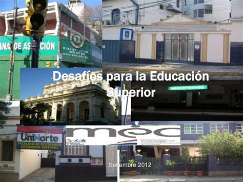 PPT Desafíos para la Educación Superior PowerPoint Presentation free