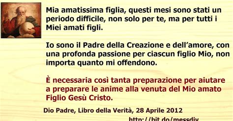 GESÙ ALL UMANITÀ GRUPPO DI PREGHIERA Italia È necessaria così tanta