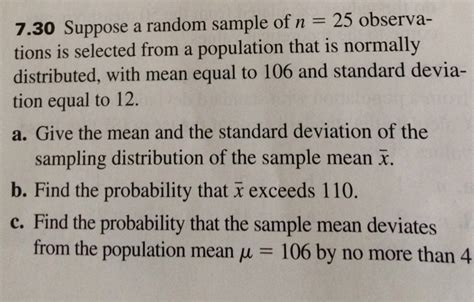 solved suppose a random sample of n 25 observations is