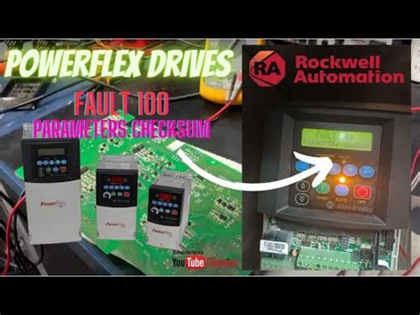 Allenbradley Powerflex Fault Code Parameter Checksum Falla En