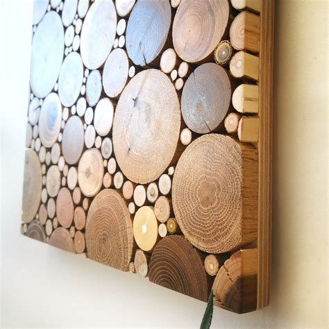 Set Of 2 Modern Wood Wall Art Driftwood Wall Hanging Reclaimed Wood