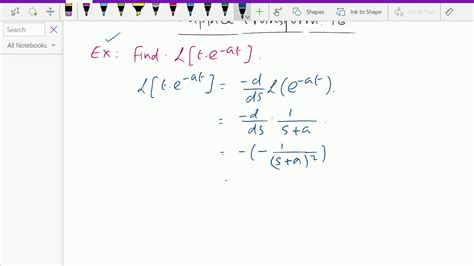 laplace transform laplace transform of product of two functions solving problems 16