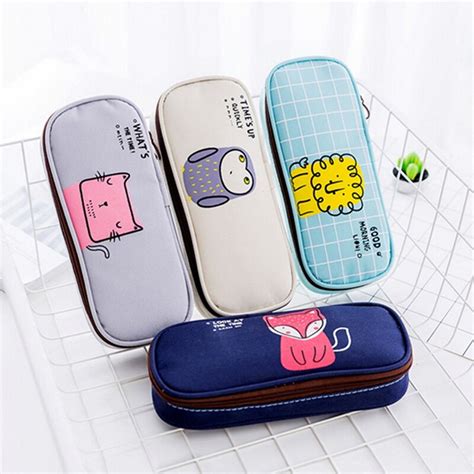 TROUSSE A STYLO BK trousse à crayons en toile pour filles et garçons