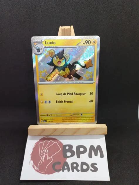 CARTE POKÉMON LUXIO 136 091 Shiny EV4 5 Destinées de Paldea FR EUR 8 95