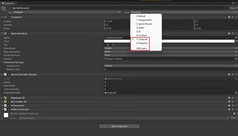 Unity 2D Game 11 Projectile Action