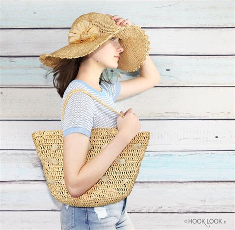Sacs et Chapeaux à crocheter en raphia Le livre HOOKLOOK Méli mélo