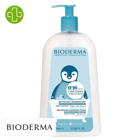 Bioderma ABCDerm Cold Cream Crème Lavante Nettoyante Nourrissante 1L