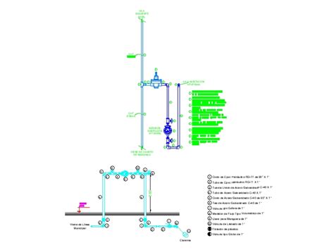 Detalles de conexiones hidráulicas en AutoCAD CAD 132 21 KB
