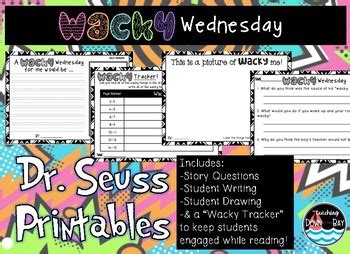 Wacky Wednesday Printables By Teaching Down By The Bay Tpt