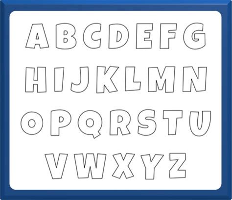 Abecedario Moldes De Letras Para Imprimir Pdf Infoupdate Org