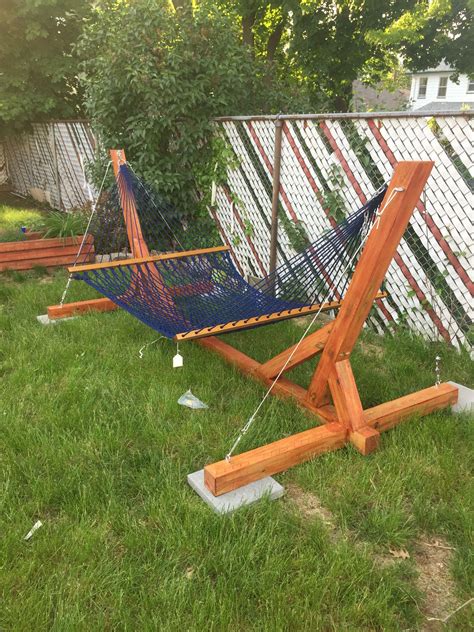 DIY Hammock Stand Ideas For Lazy Patio Days Letsflyby