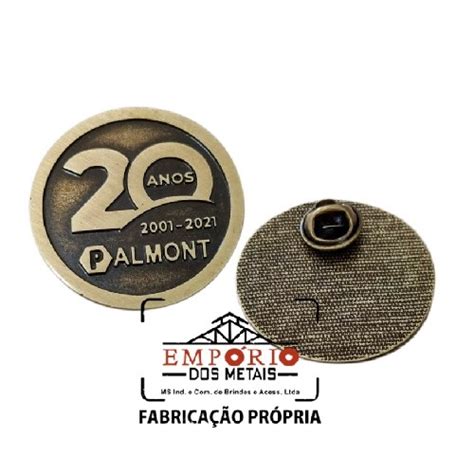 PIN LOGO EM RELEVO 2621 Pins em relevo Personalizados Empório dos