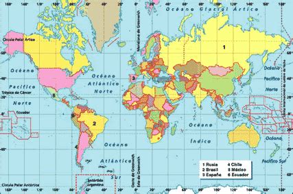 Planisferio A Color Con Nombres Para Imprimir Imagui