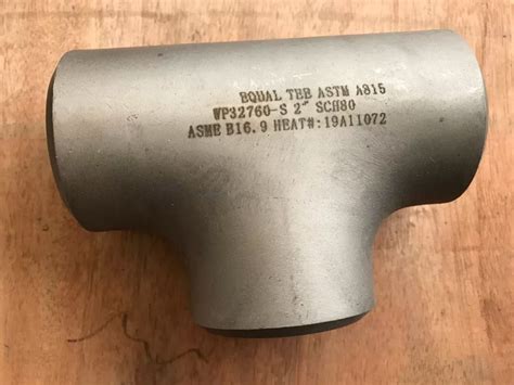 ASME B16 9 Tee SS Equal Reducing Straight Lateral Split Tee