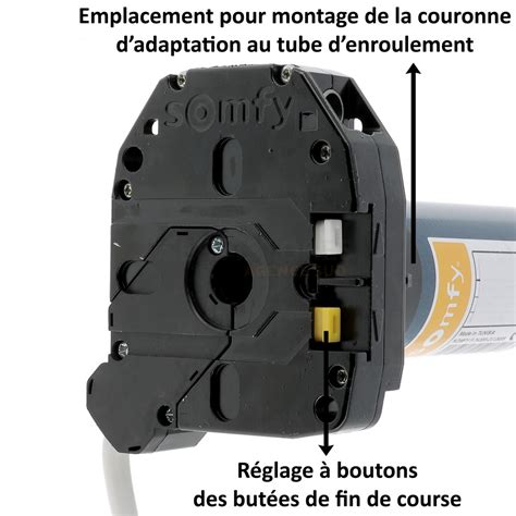 Moteur Somfy LT50 Jet 10 17 CSI Réf SO1037010 Servistores Sud